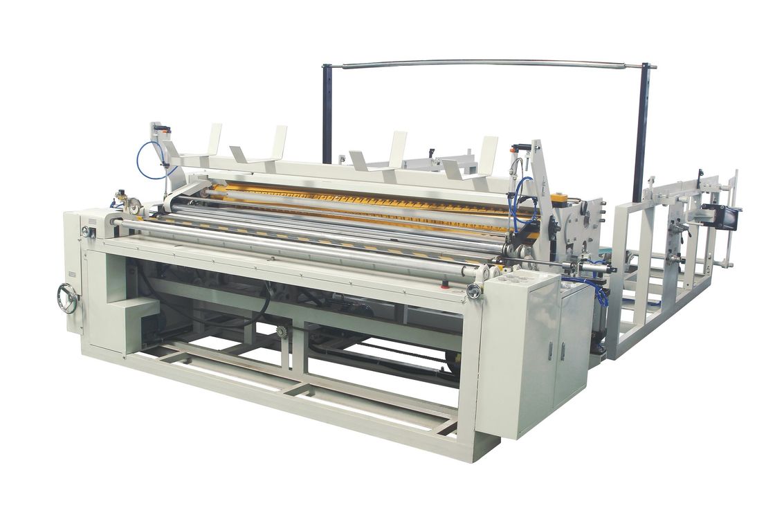 JRT / HRT Big Roll Toilet Tissue Rewinding Machine With SIMEN System