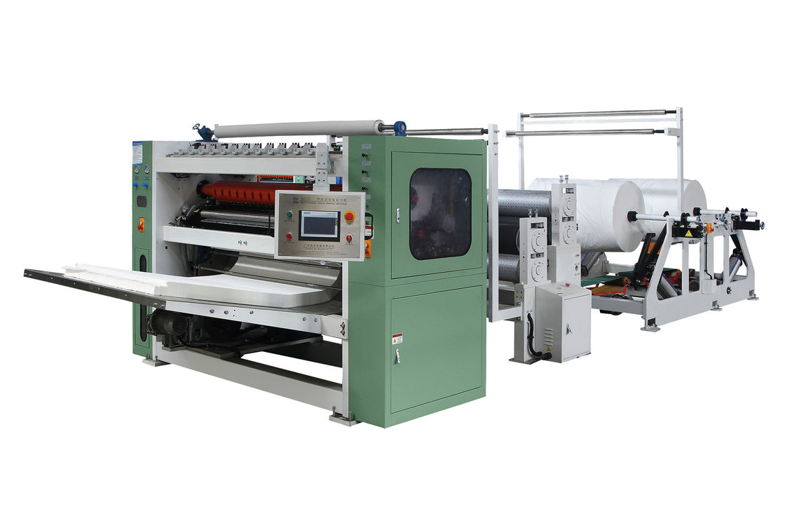 Steel Embossing Facial Tissue Folding Machine With Lamination System